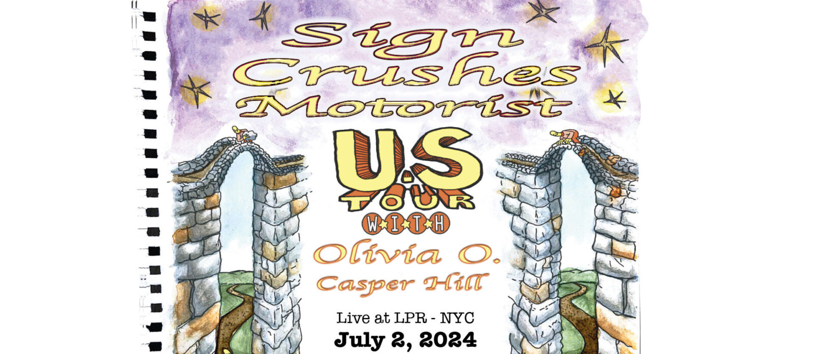 Sign Crushes Motorist - LPR